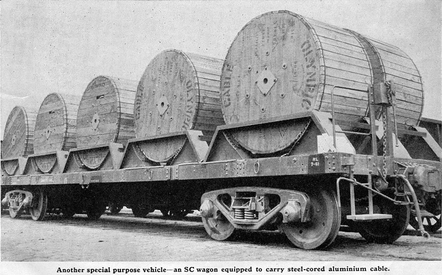 SCX cable transport wagons